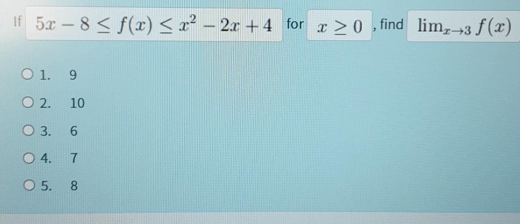 Solved If 5x – 8