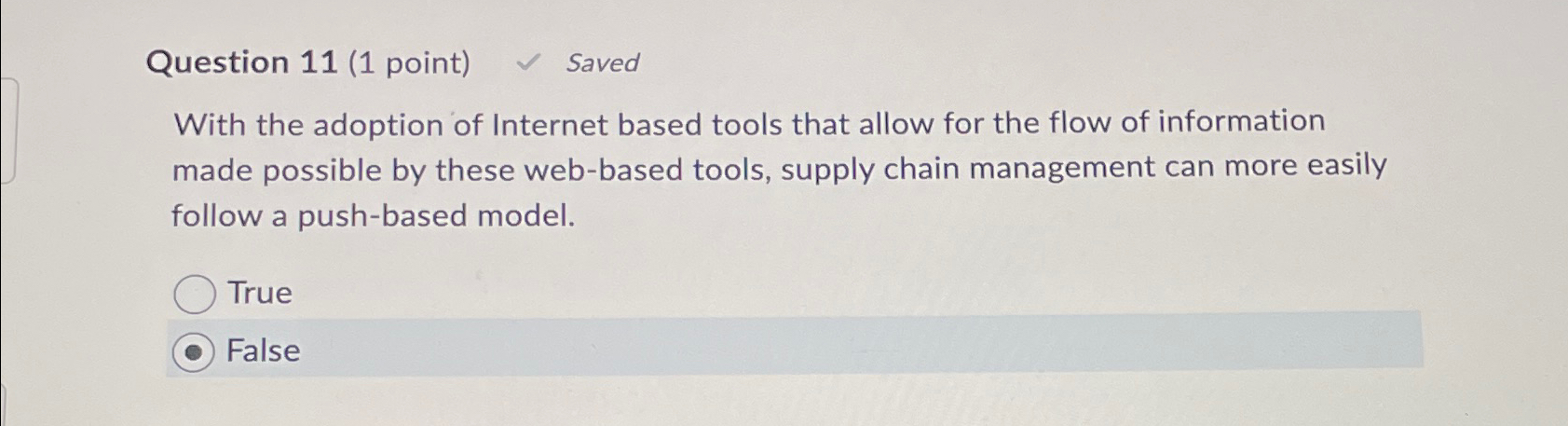 Solved Question 11 (1 ﻿point) ﻿SavedWith the adoption of | Chegg.com