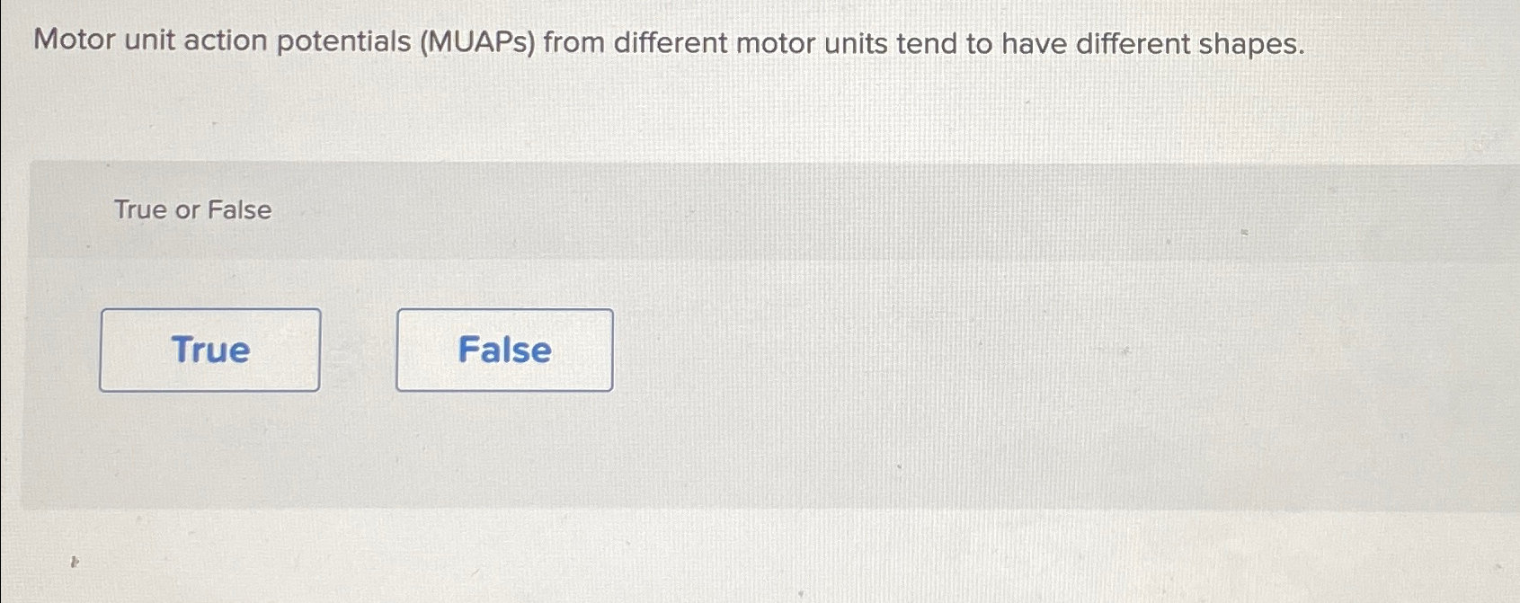 Solved Motor unit action potentials (MUAPs) ﻿from different | Chegg.com