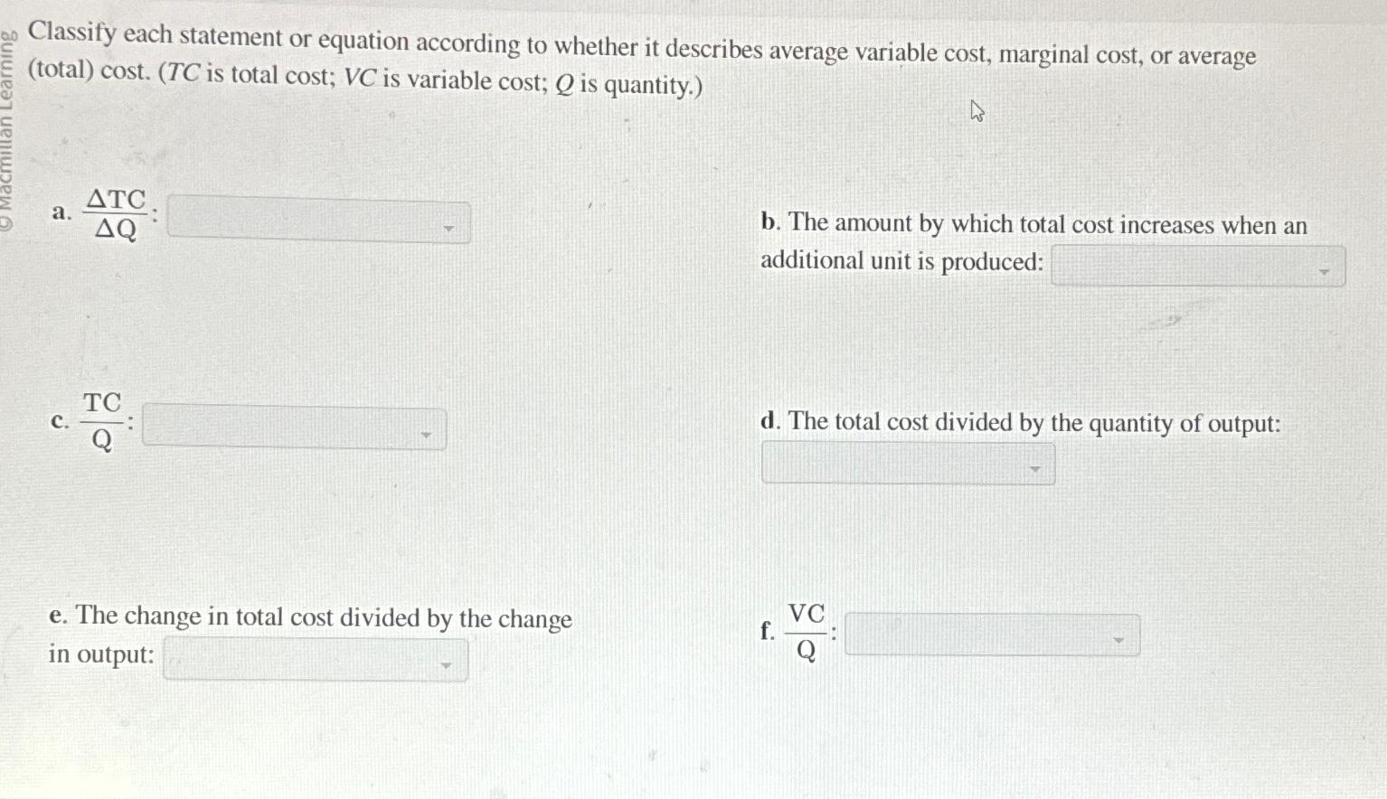 Solved Classify each statement or equation according to | Chegg.com