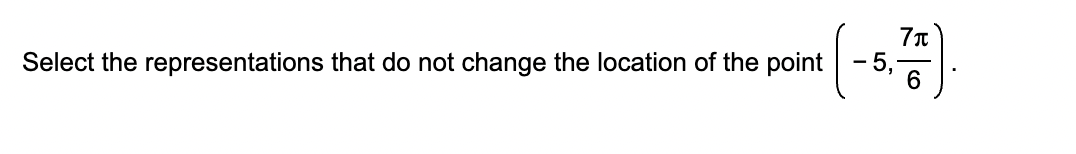 Solved Select the representations that do ﻿not change the | Chegg.com