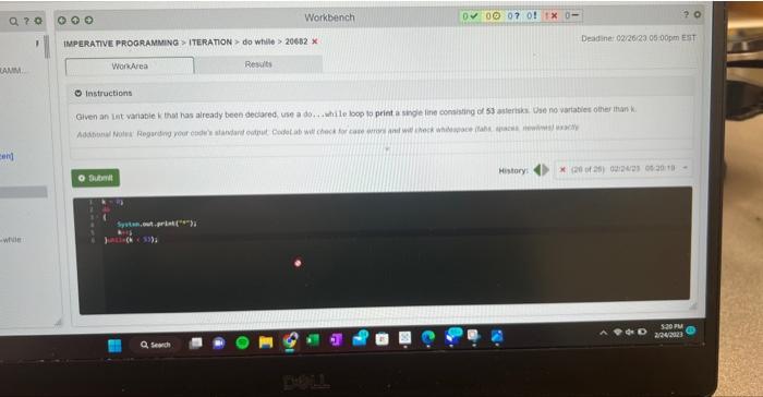 Solved IMPERATTVE PROORAMMING > ITERATION > do while > : | Chegg.com