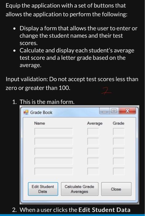 Solved create an application using 5 strings in microsoft | Chegg.com