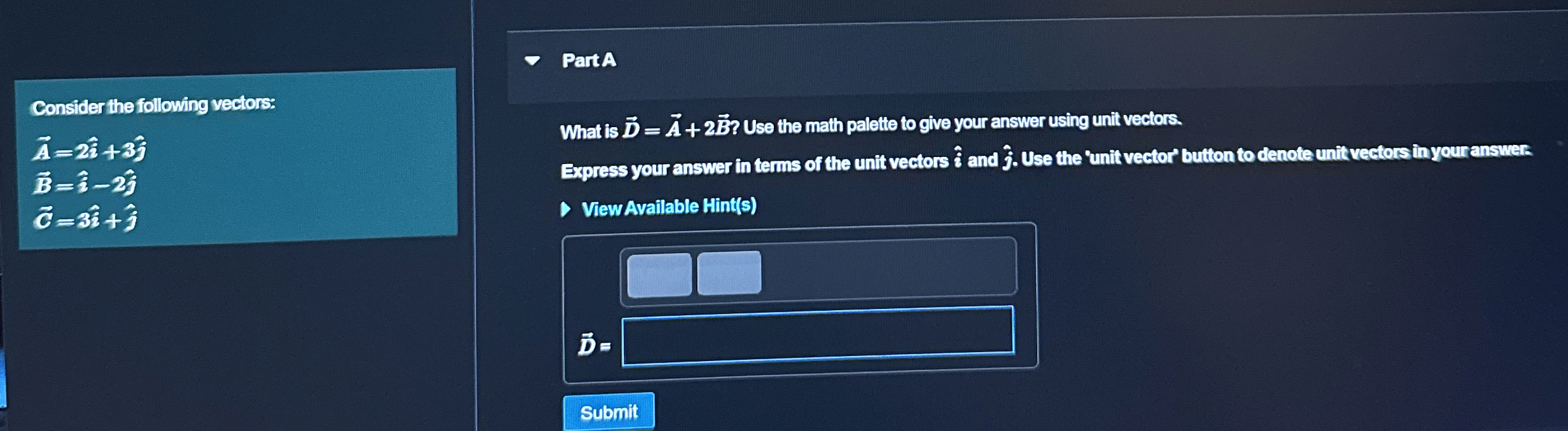 Solved Consider the following | Chegg.com