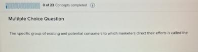 Solved 0 ﻿of 23 ﻿Concepts completedMultiple Choice | Chegg.com