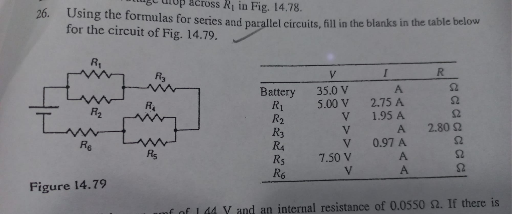 Solved Using the formulas for series and parallel circuits, | Chegg.com