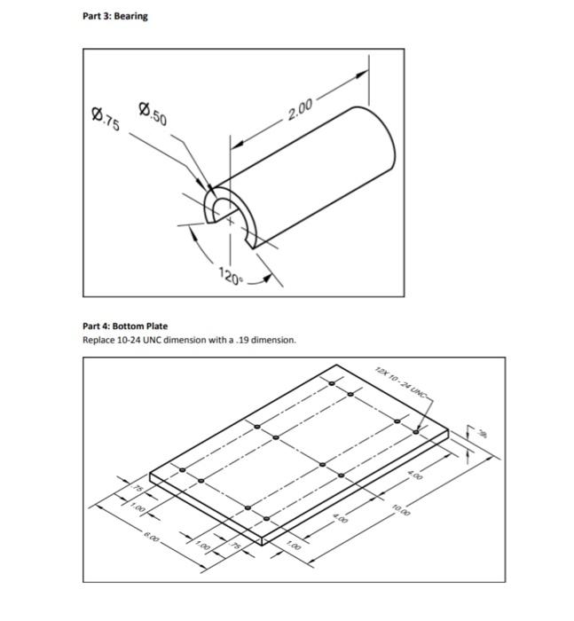 Solved Create a SolidWorks assembly of the Linear Bearing as | Chegg.com