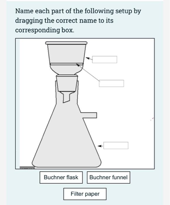 Solved Name each part of the following setup by dragging the | Chegg.com