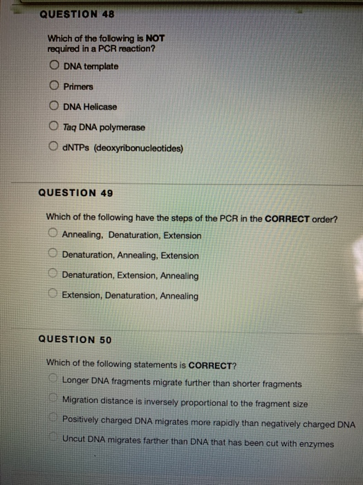 Solved QUESTION 48 Which Of The Following Is NOT Required In Chegg solved-question-48-which-of-the-following-is-not-required-in-chegg