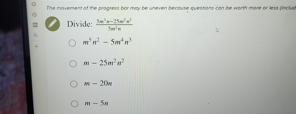 Solved The movement of the progress bar may be uneven | Chegg.com
