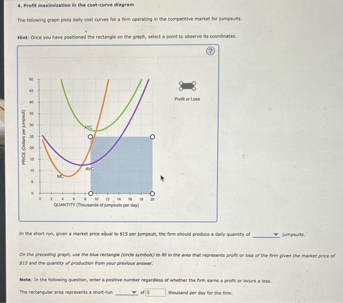 Solved 4. Profit maximization in the cost-curve diagram The | Chegg.com