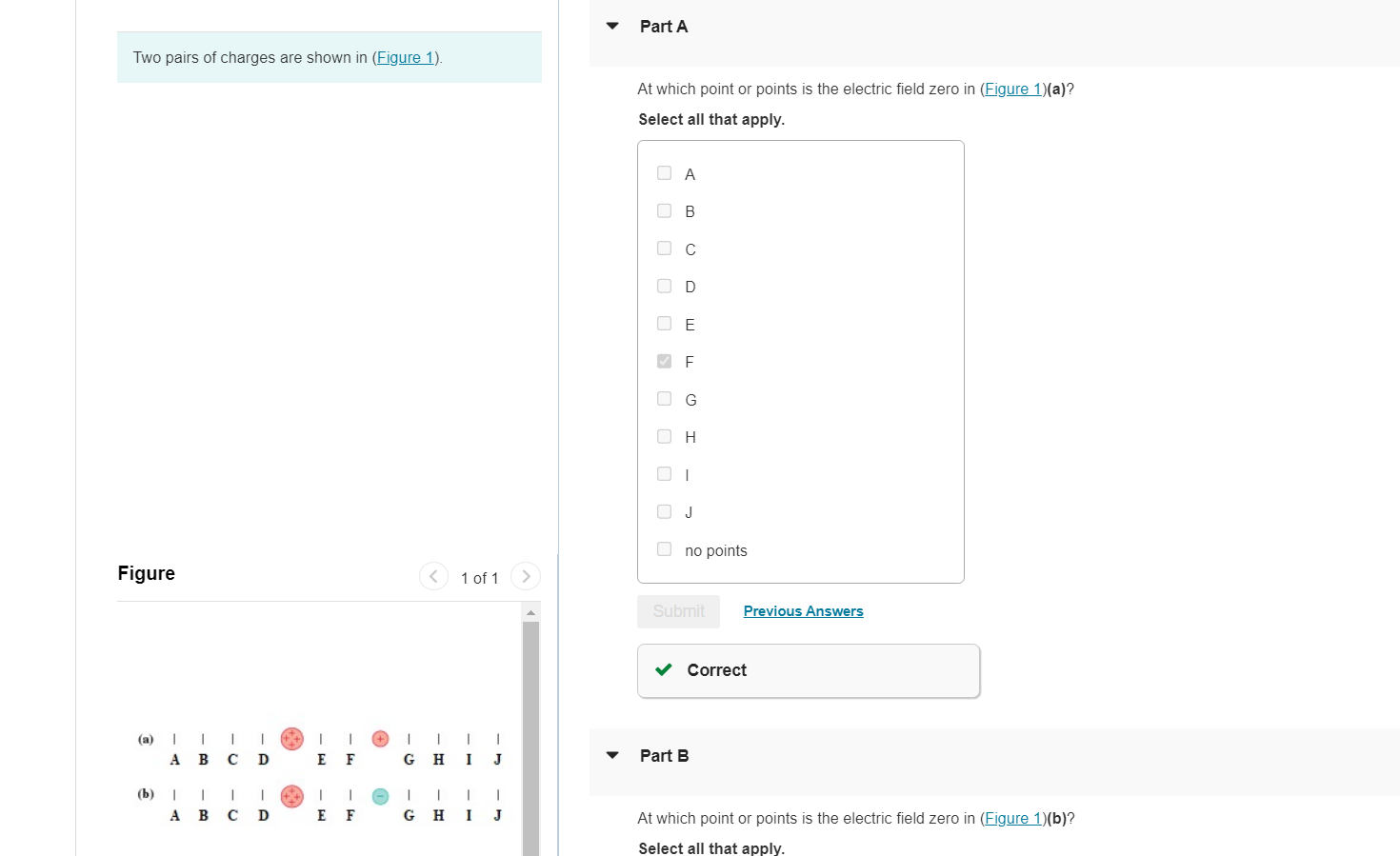 Solved Two pairs of charges are shown in (Figure | Chegg.com