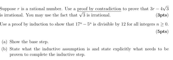 Solved Suppose r is a rational number. Use a proof by | Chegg.com