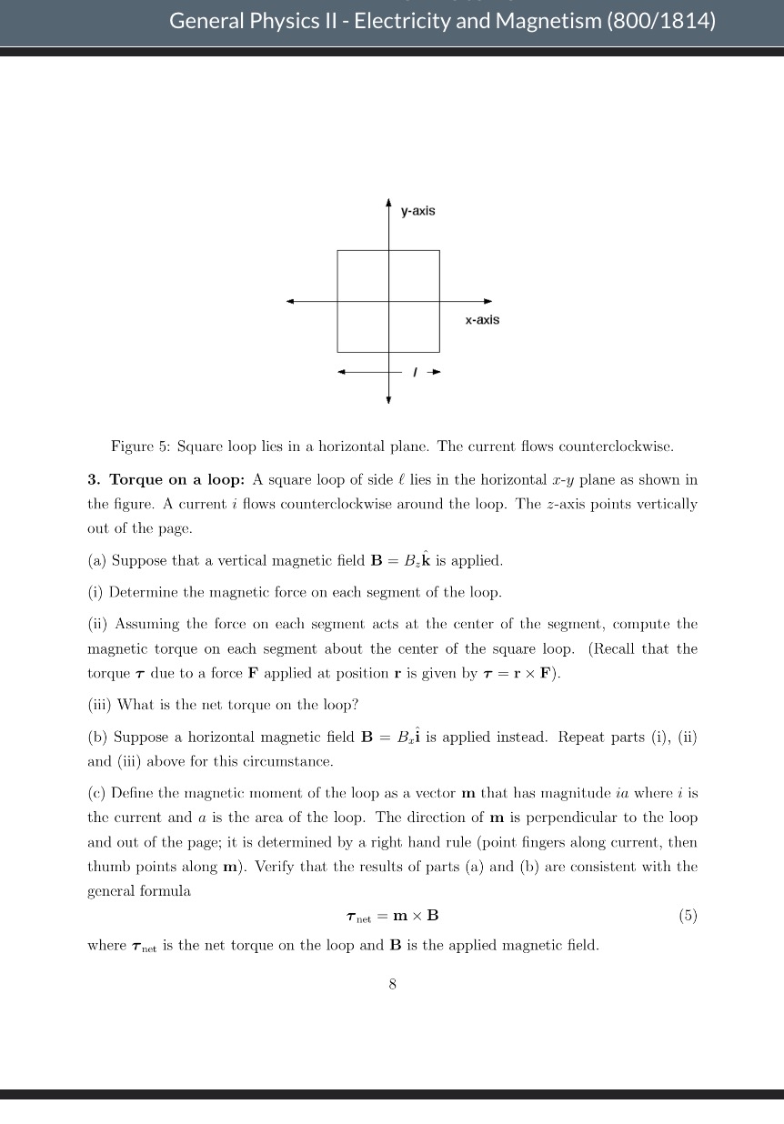 Solved General Physics II - ﻿Electricity and Magnetism | Chegg.com