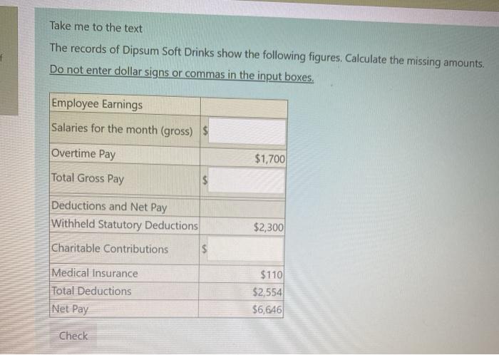 Solved Take me to the text The records of Dipsum Soft Drinks | Chegg.com