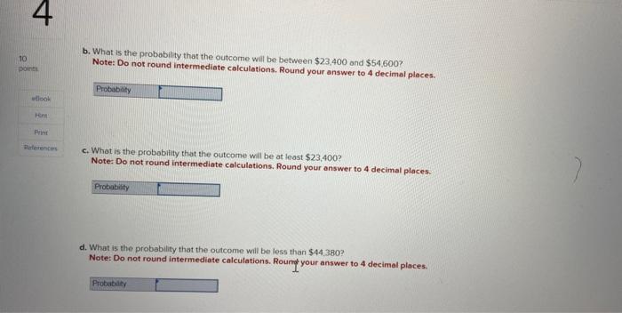 Solved Problem 13-20 (Algo) Probability analysis with a | Chegg.com