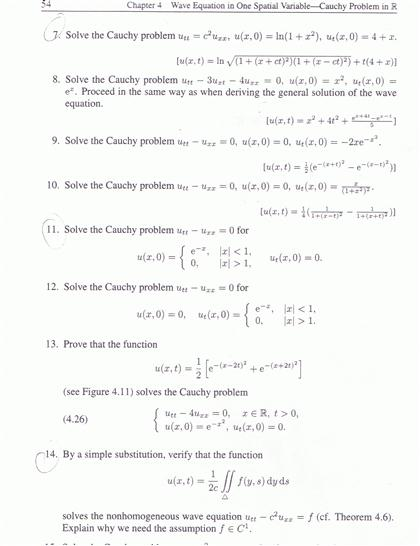 Solve the Cauchy problem uu = C2uxx, u(x, 0) = | Chegg.com Solve the Cauchy problem uu = C2uxx, u(x, 0) = | Chegg.com