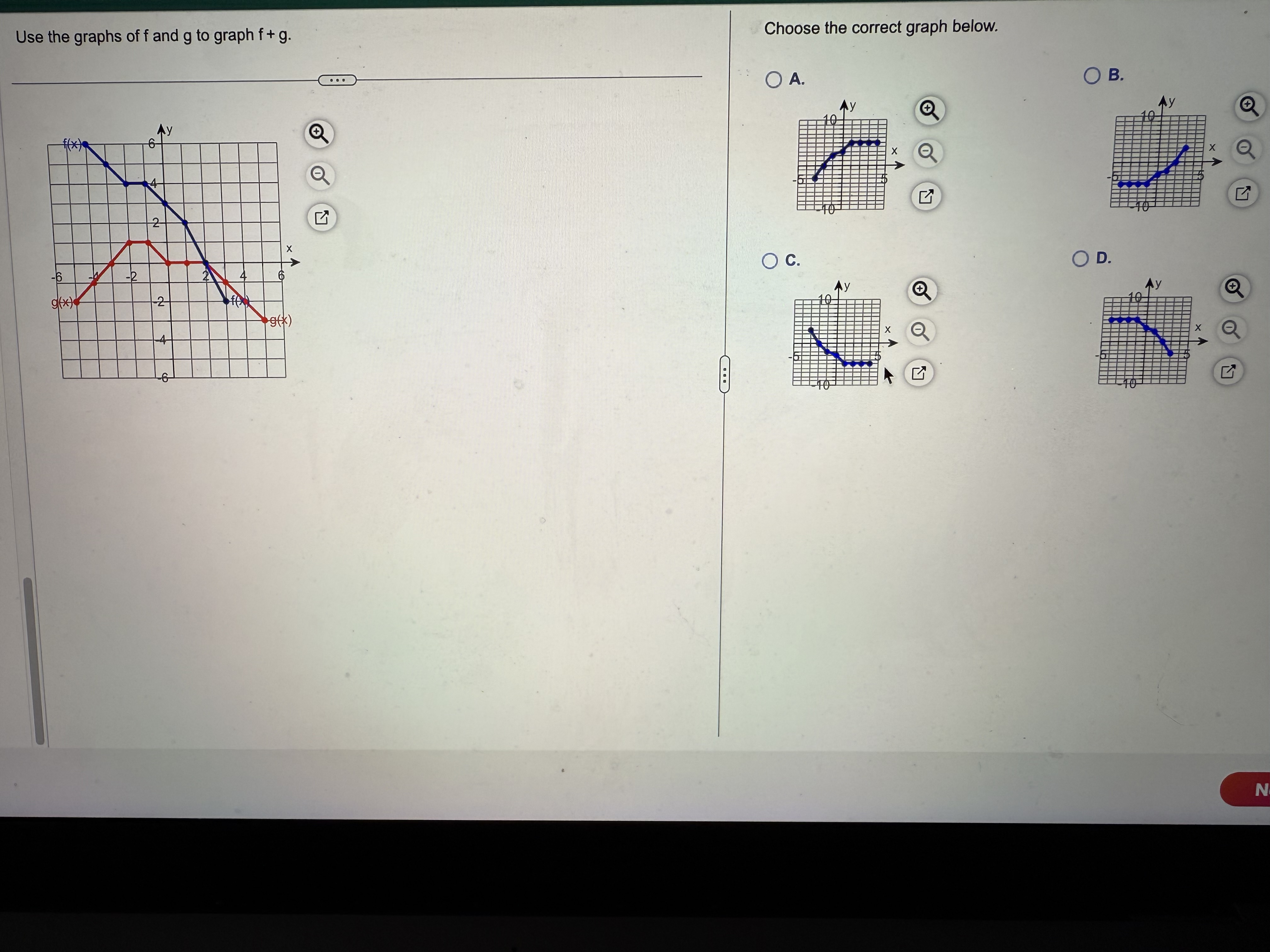 Solved Use the graphs of \( ﻿f \) ﻿and \( ﻿g \) ﻿to graph \( | Chegg.com