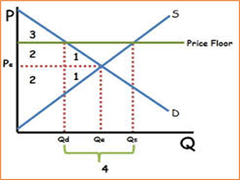 Solved 4a) ﻿Based on the graph above, if there is no price | Chegg.com