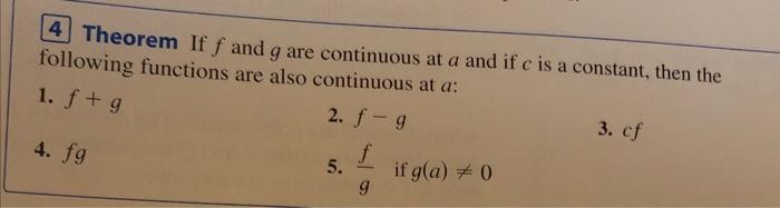 Solved 25-32 Explain, using Theorems 4, 5, 7, and 9, why the | Chegg.com