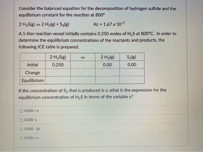 Solved Consider the balanced equation for the decomposition | Chegg.com