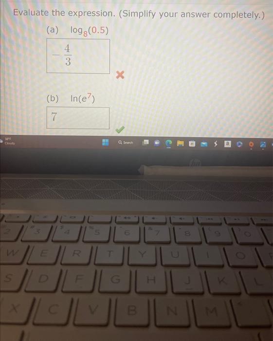 Solved Evaluate The Expression Simplify Your Answer
