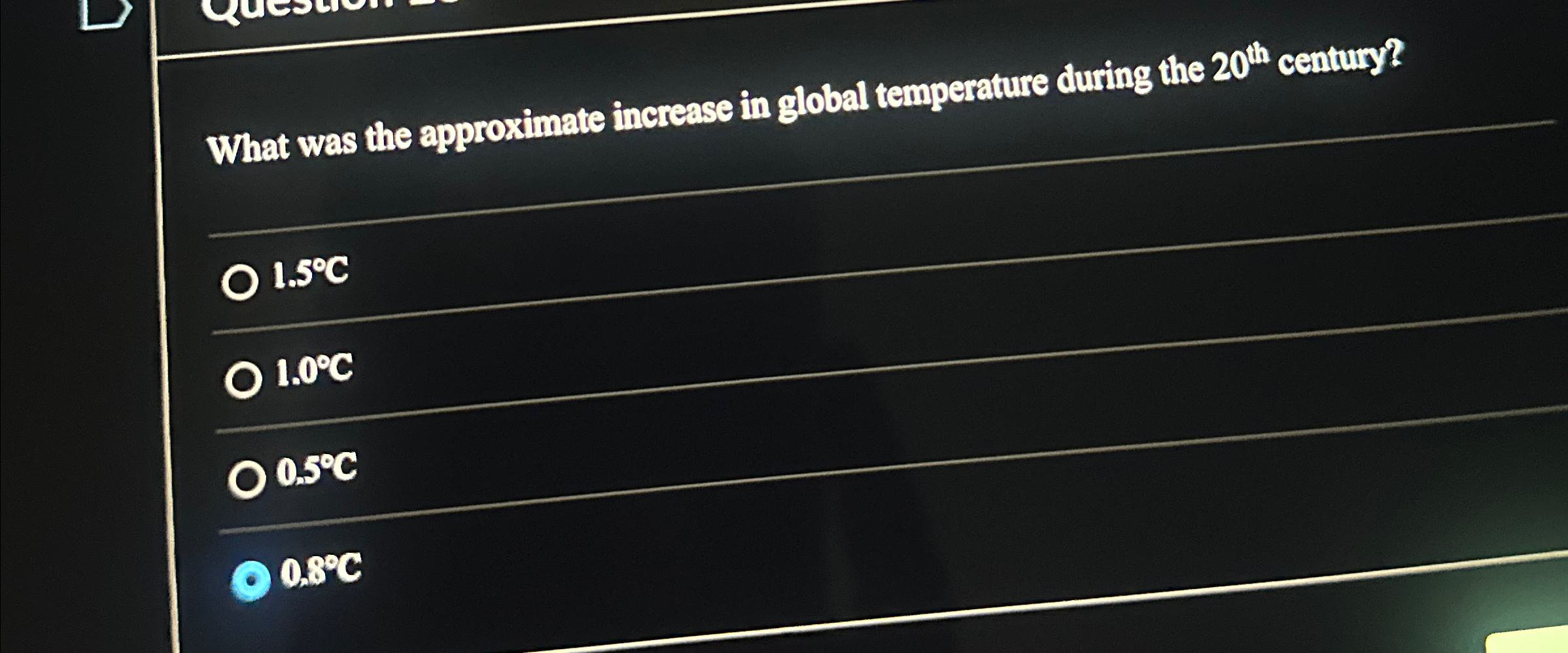 Solved What was the approximate increase in global | Chegg.com