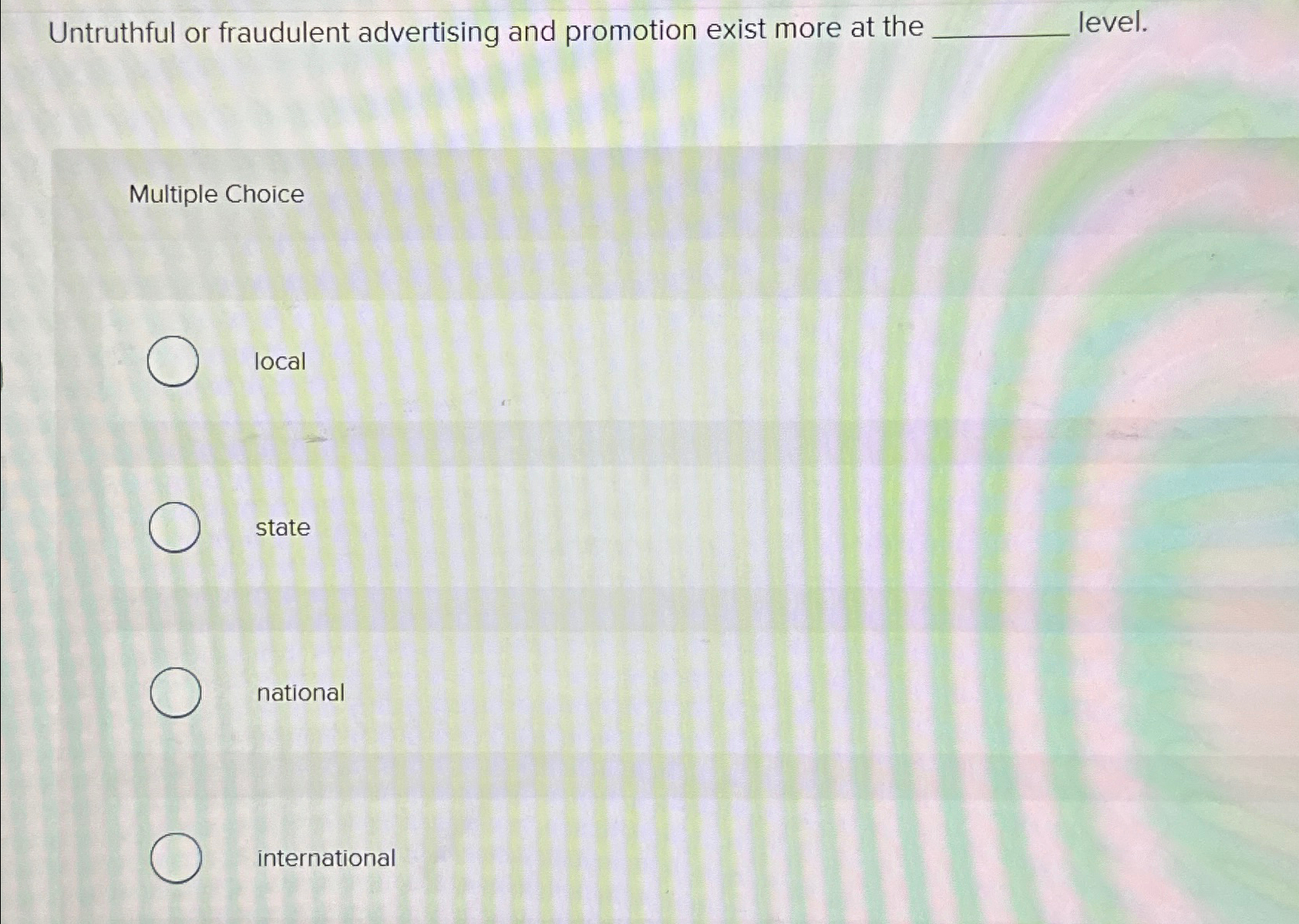 Solved Untruthful or fraudulent advertising and promotion | Chegg.com