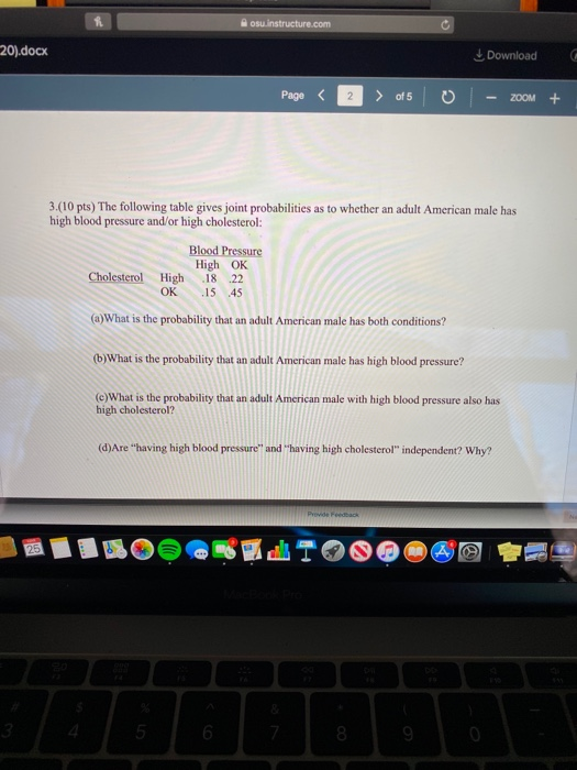 Solved osu instructure.com 20).docx Download Page of 5 | Chegg.com