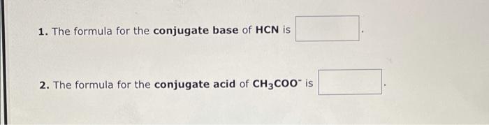 Solved 39 1. The formula for the conjugate base of HSO3 is | Chegg.com