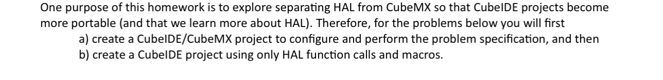 Problems 2a,2b-4 ﻿points: TIM15PWMCreate a CubelDE | Chegg.com
