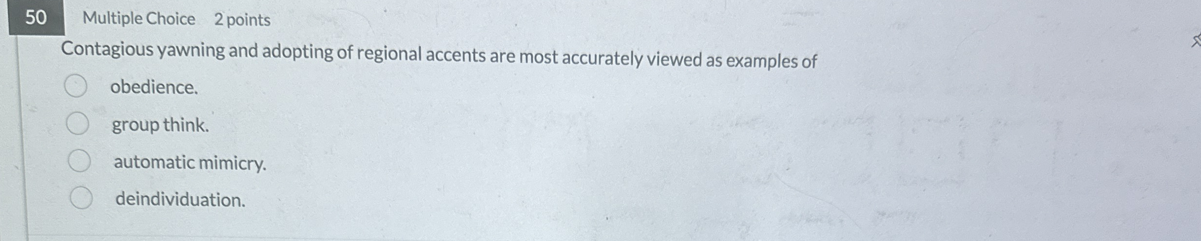 Solved 51 ﻿Multiple Choice 2 ﻿pointsGreater assertiveness | Chegg.com