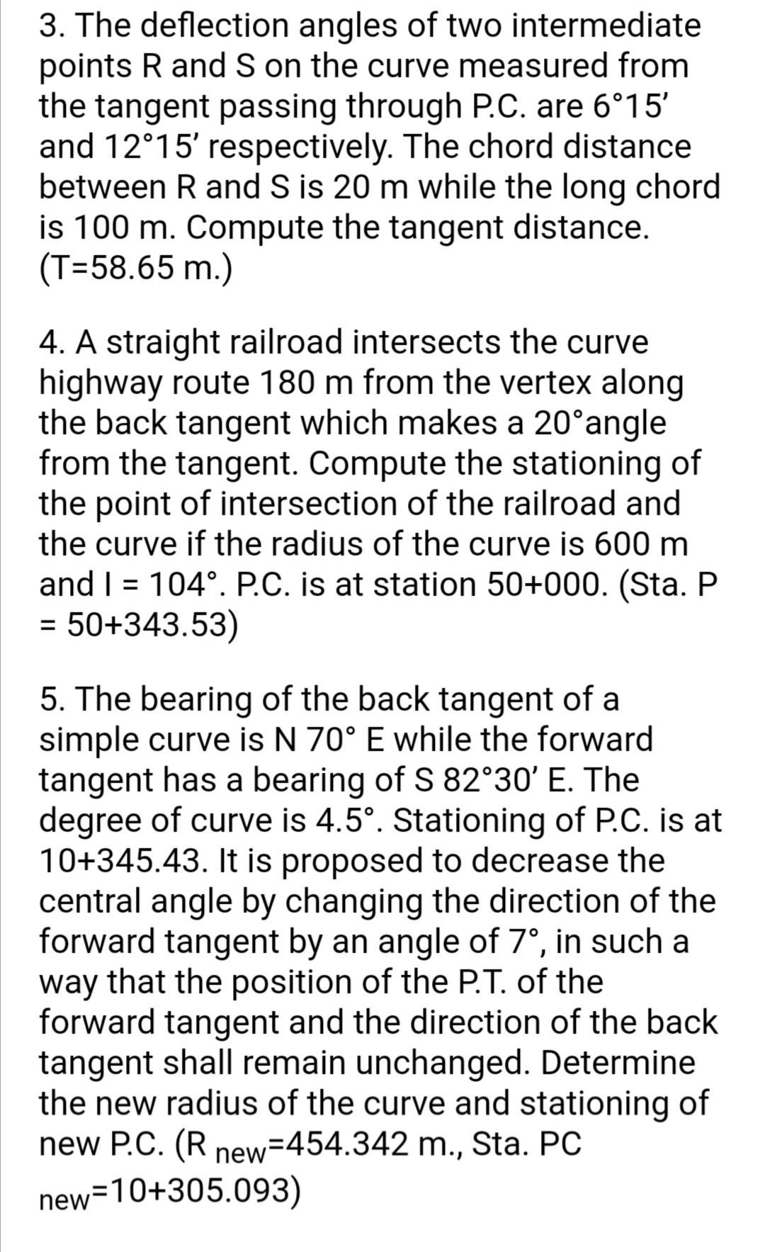 Solved 3 The Deflection Angles Of Two Intermediate Points R