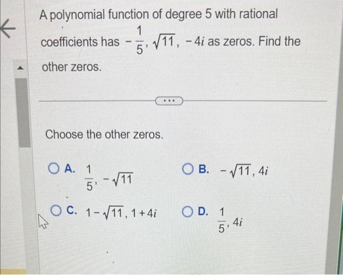 Solved Suppose a polynomial function of degree 4 with | Chegg.com
