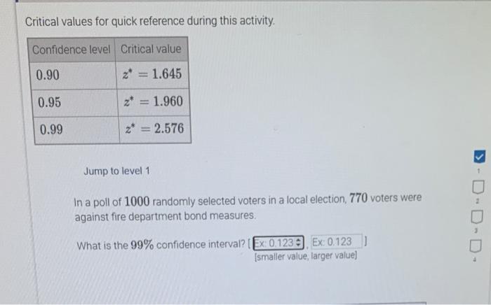 Solved Critical values for quick reference during this | Chegg.com
