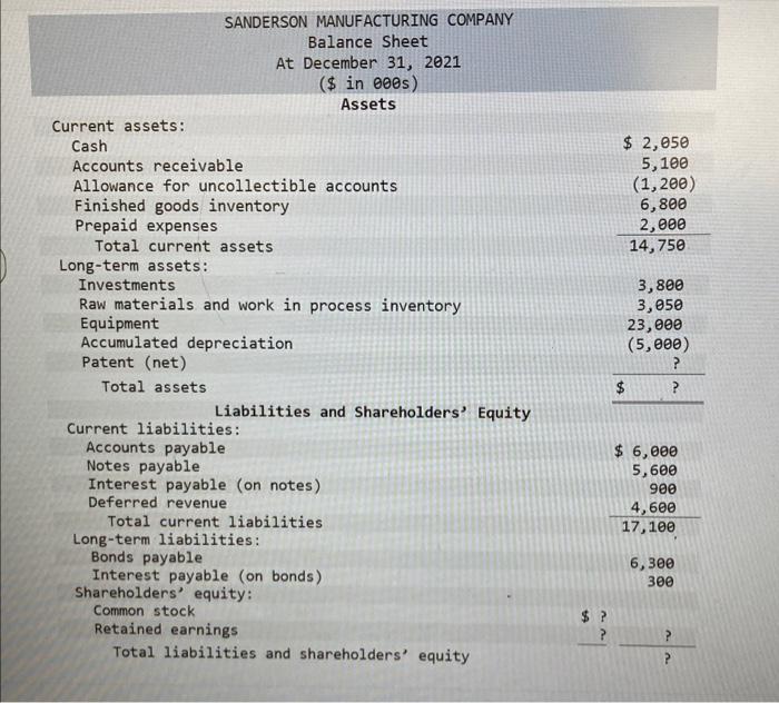 1. Certain records that included the account balances | Chegg.com