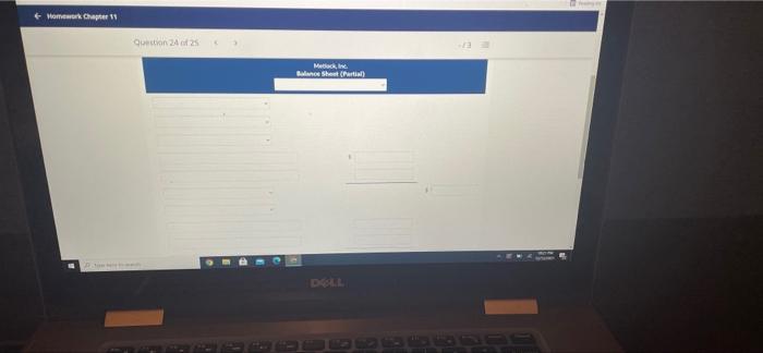 Solved Current Attempt in Progress Metlock, Inc. reported | Chegg.com
