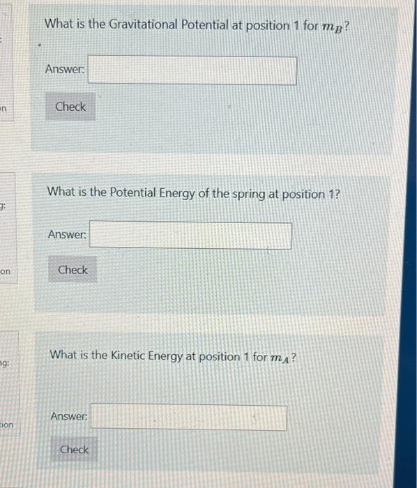 Solved What is the Gravitational Potential at position 1 for | Chegg.com