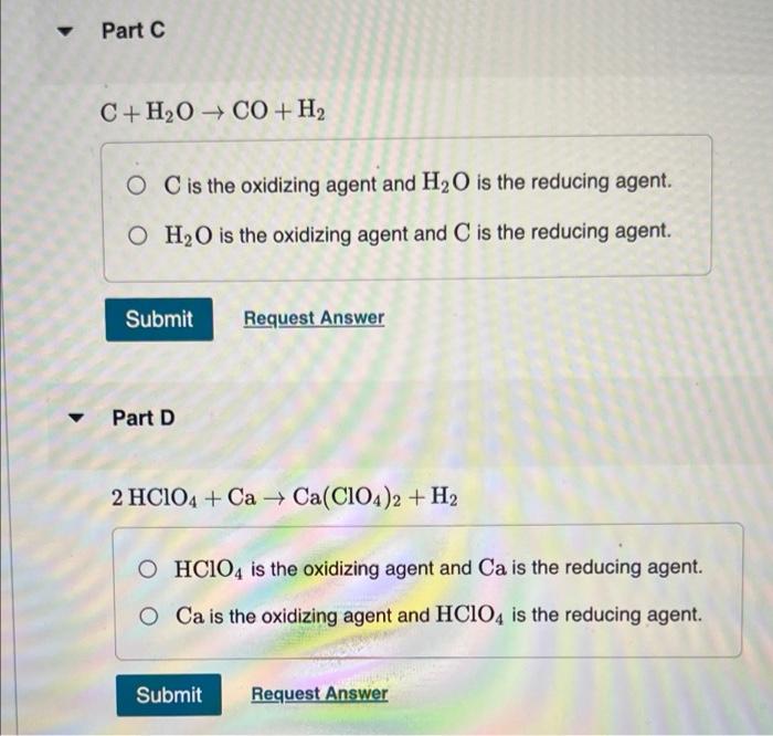 Solved H2 + FeO + H2O + Fe OH, is the oxidizing agent and | Chegg.com