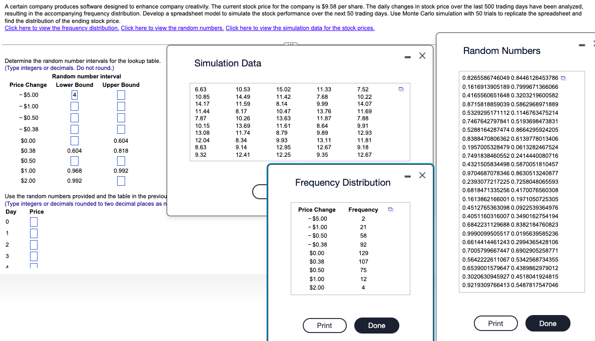 Solved find the distribution of the ending stock price.Click | Chegg.com