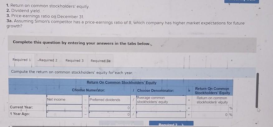 Solved Exercise 13-12 (Algo) Analyzing profitability LO P3 | Chegg.com
