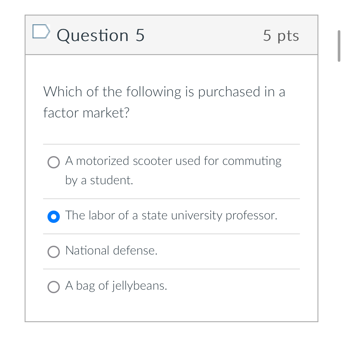 Solved Question 55 ﻿ptsWhich of the following is purchased | Chegg.com
