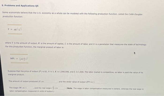 Solved Some Economists Believe That The U S Economy As A