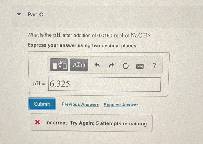 Solved A 290.0-ml buffer solution is 0.230 mol L- in acetic | Chegg.com