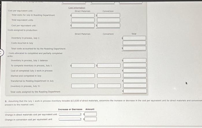 Solved Cout of Prodiactian Fepent work in process eccount of | Chegg.com