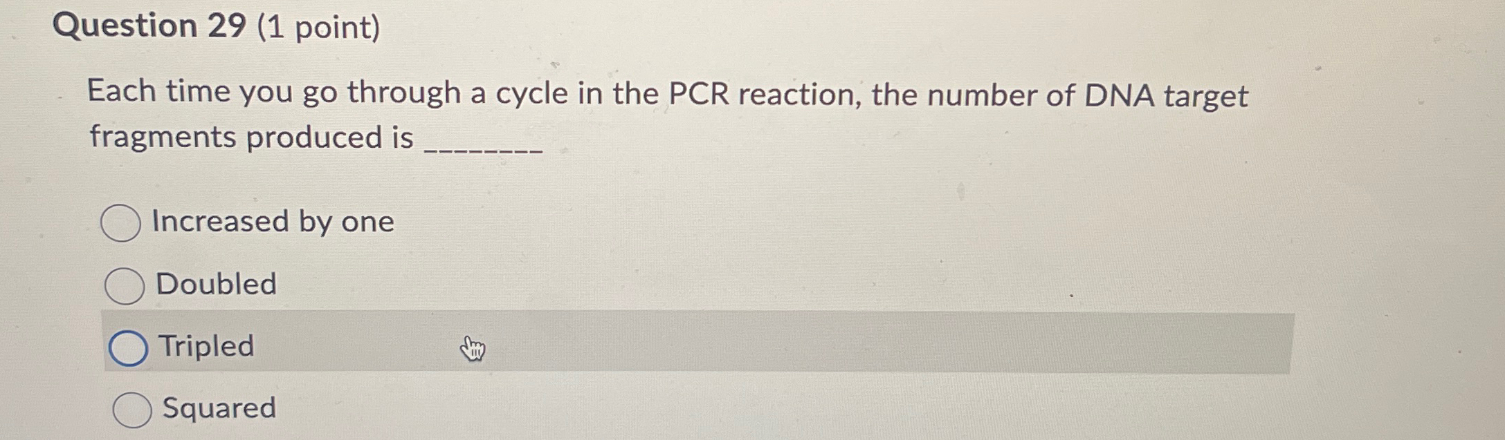 Solved Question 29 (1 ﻿point)Each time you go through a | Chegg.com