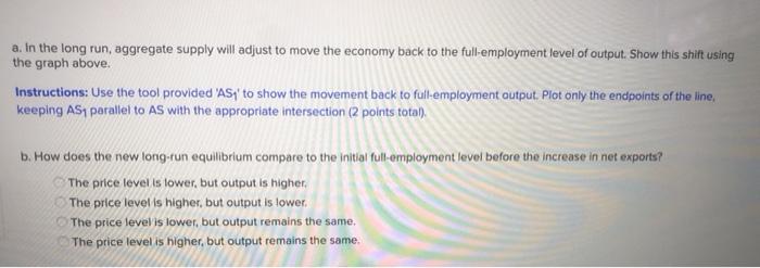 Solved The graph below depicts an increase in aggregate | Chegg.com