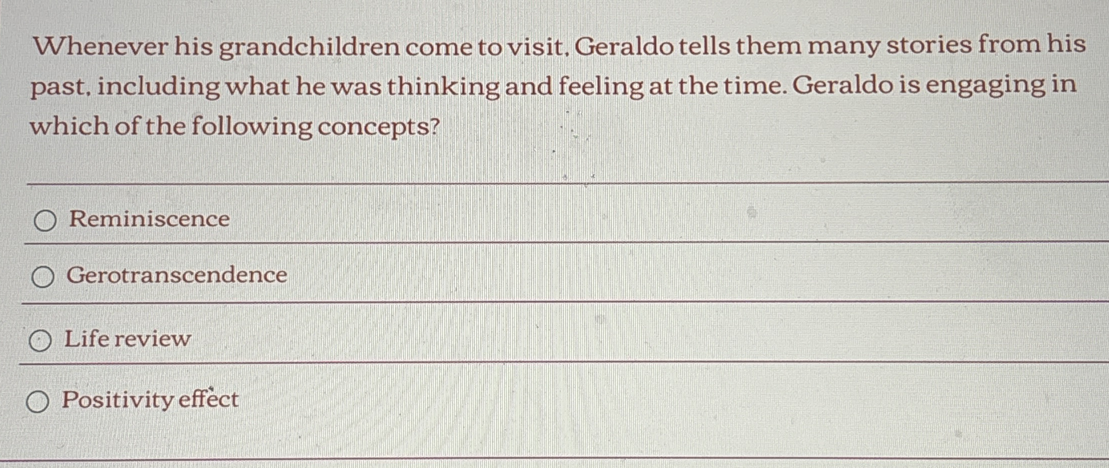 Solved Whenever his grandchildren come to visit. Geraldo | Chegg.com