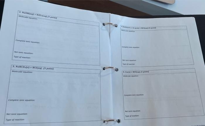 Solved PART 2: DATA ANALYSIS 1. In the spaces provided | Chegg.com