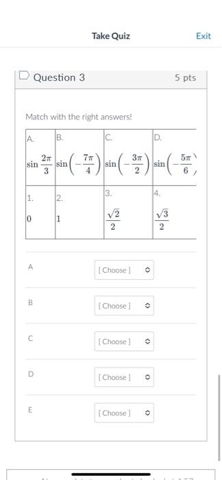 Solved Match with the right answers! | Chegg.com